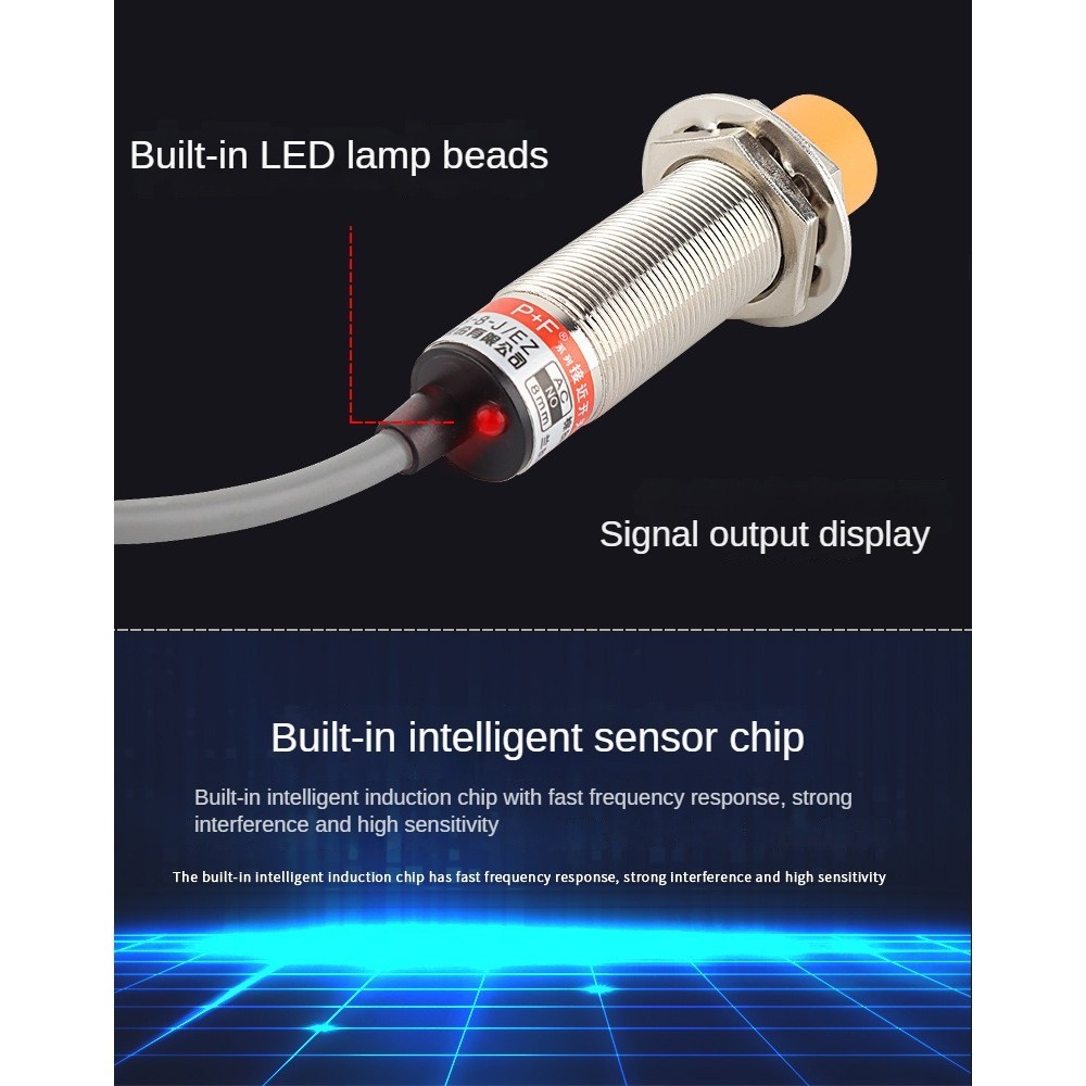 Metal Sensor Sensor Counting Distance 8MM Inductive Proximity Switch ...