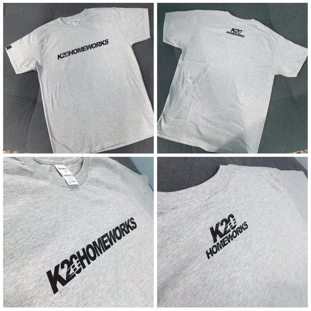 Honda K20 Homeworks Series EST.2001 *D1 (Black+ Grey Tshirt) | Shopee Philippines