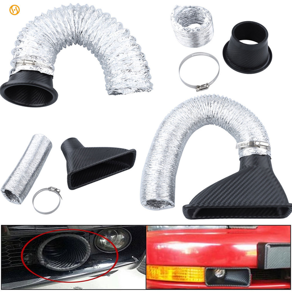PHH Car General Carbon Pattern Water Transfer Air Inlet Horn Round ...