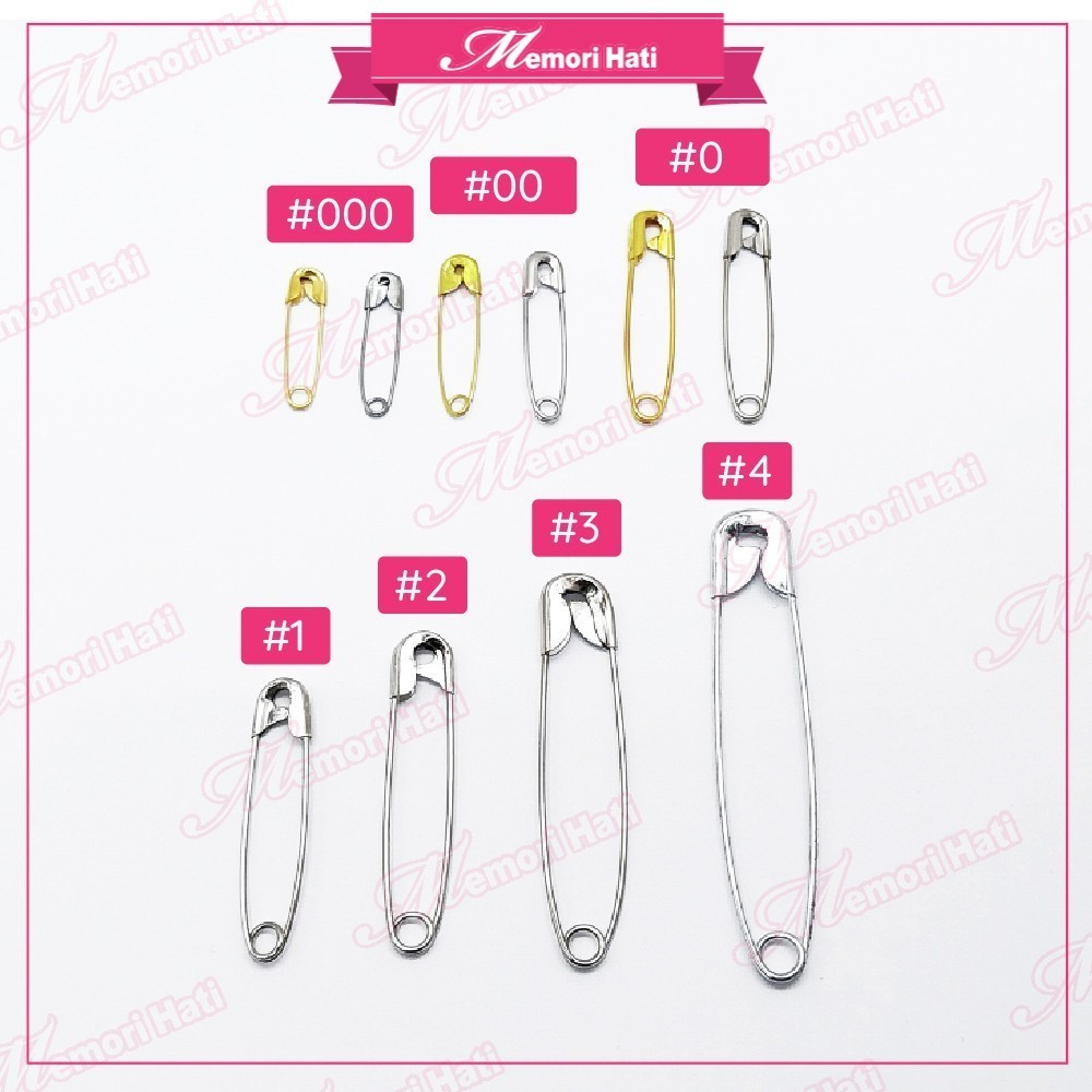 Pin Baju Pin Keselamatan / Stainless Steel Safety Pin Secure Pin ...