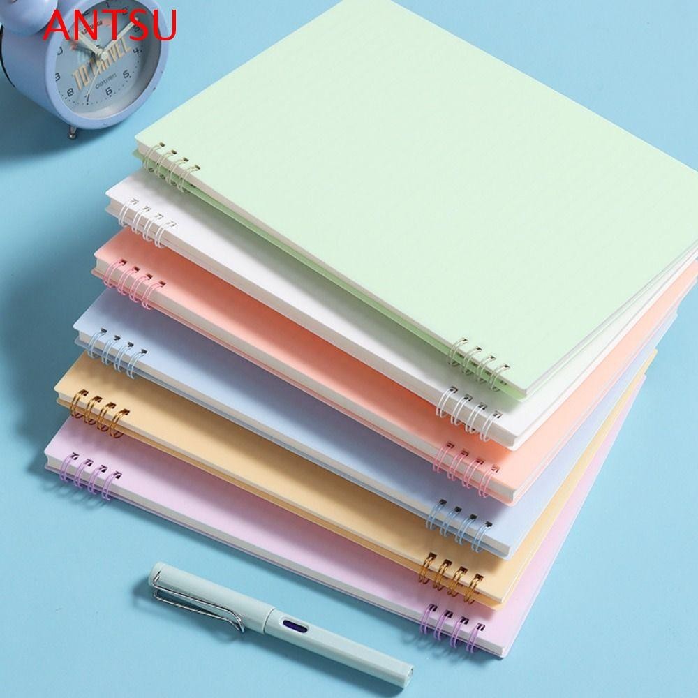 ANTSU Coil Spiral Notebook, Thickened Multipurpose Morandi Notepad, B5 ...