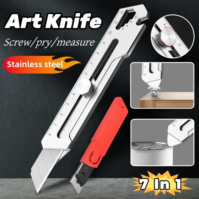 7 In 1 Paper Cutter Wallpaper Knife Multifunctional Heavy Duty ...