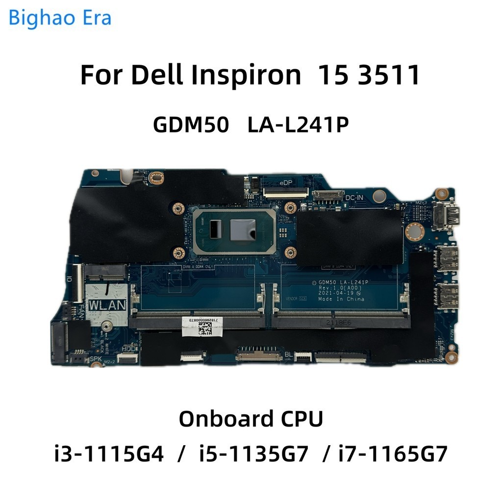 Dell/dell Inspiron 15 3511 Vostro 15 3510 Motherboard LA-L241P | Shopee ...