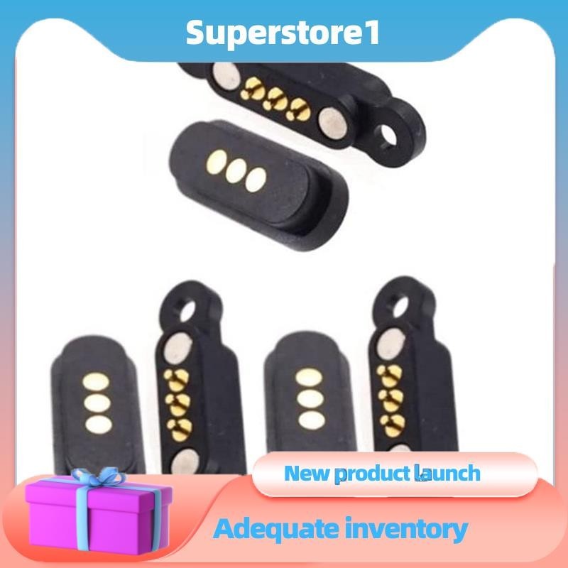 superstore1 3 Pairs Spring Loaded Magnetic Pogo Pin Connector 3 ...