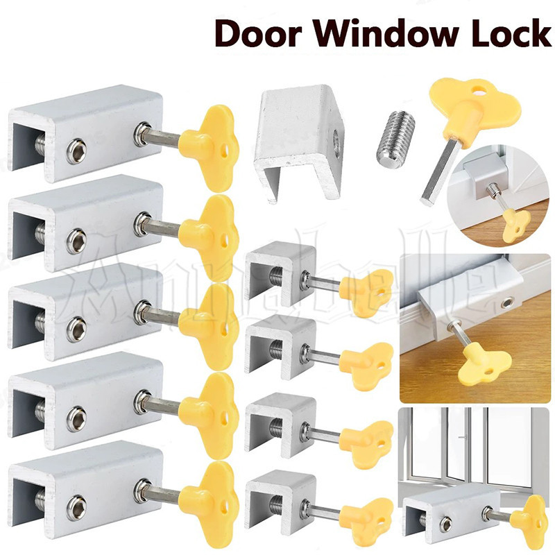 Window Lock Buckle - Sliding Door Latch Restrictor - Screen Window ...