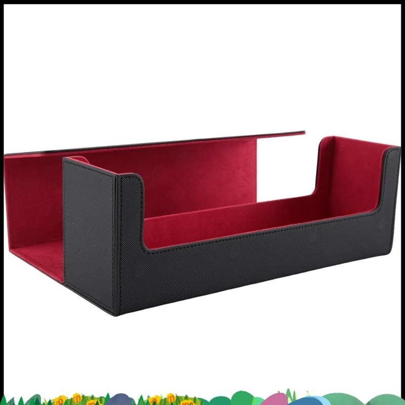 for Desk Box 400 Card Desk Box Card Storage Box Deck Box PU Leather ...