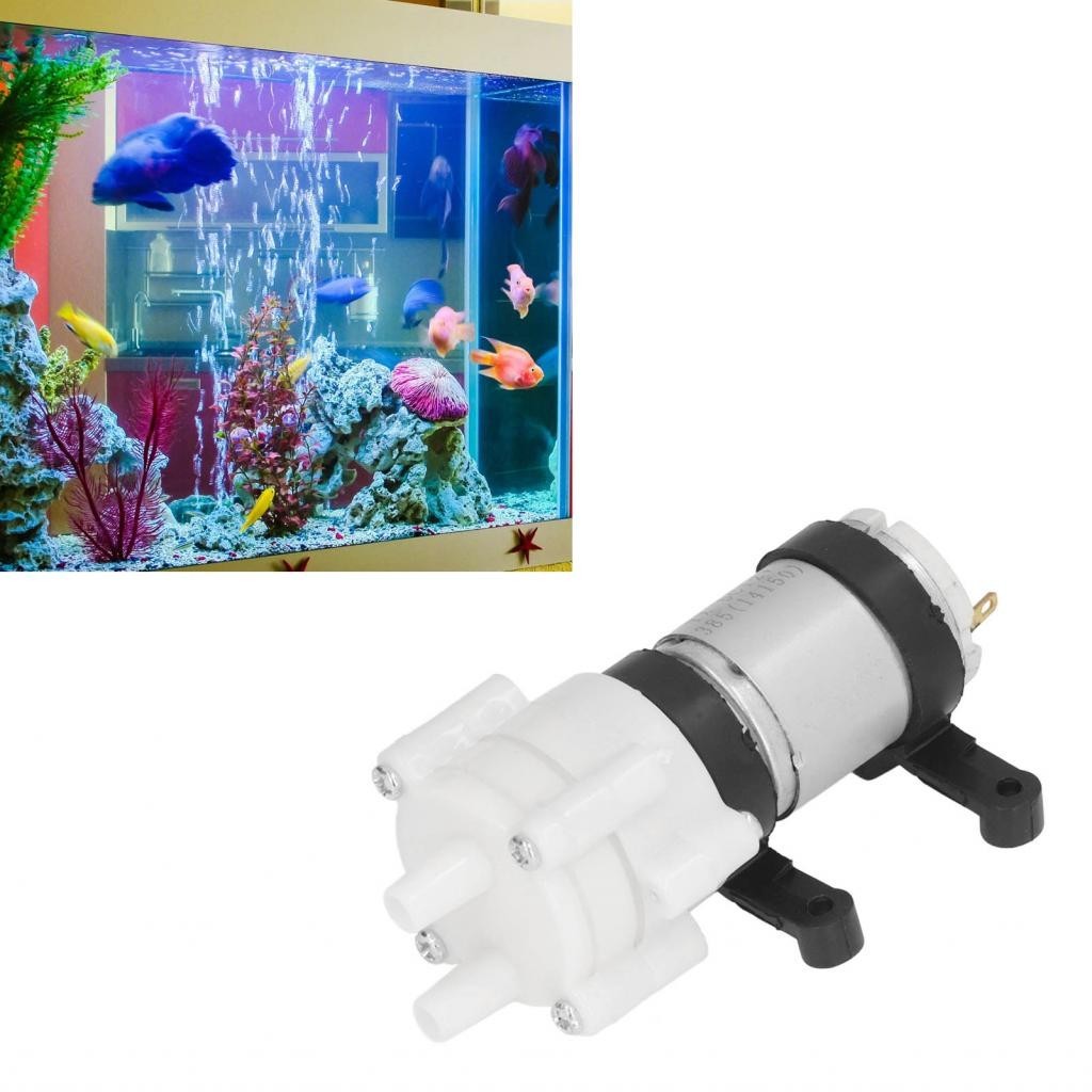 Rriioo 12V DC Water Pump 3 Meter Discharge Lift Self Priming 385 Motor ...