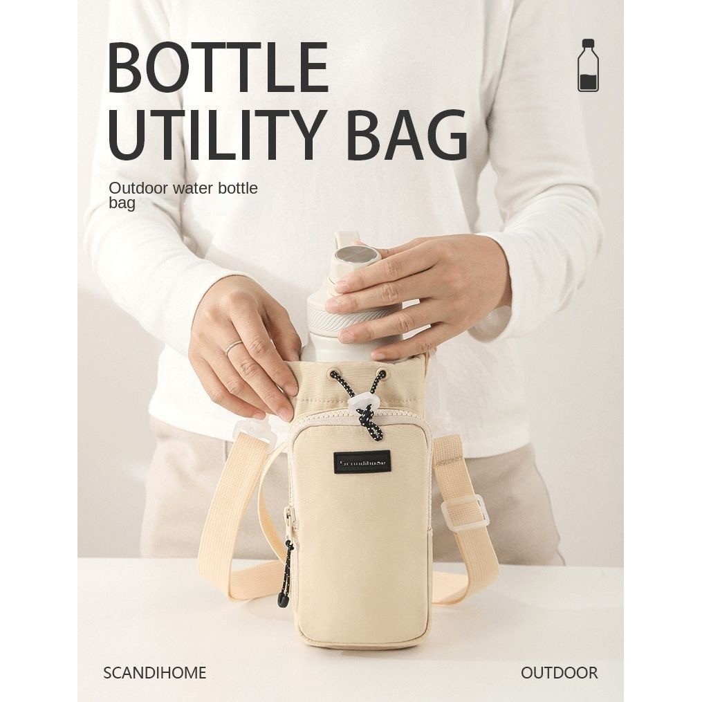 Collapsible Water Bottle Strap Holder Tumbler Carrier Bag Owala Bottle Buddy Cup Holder Sleeve ...