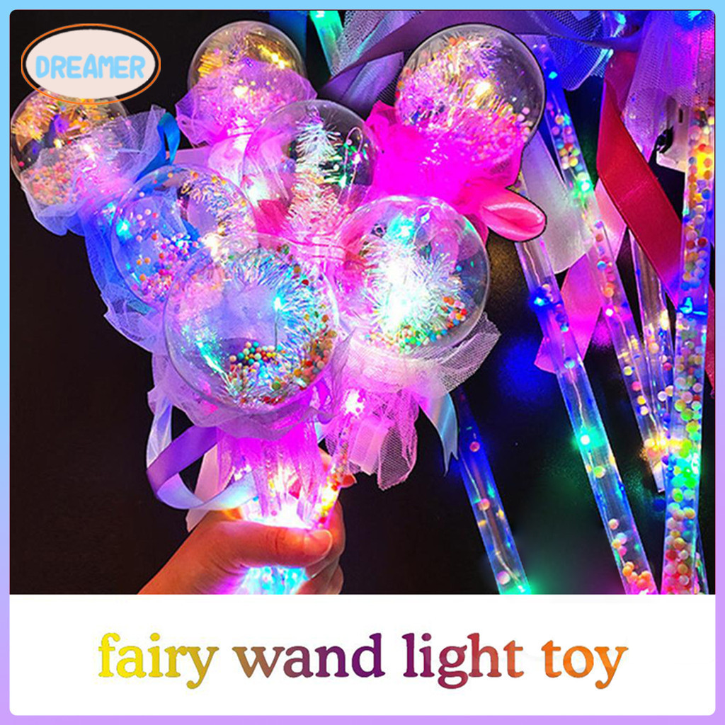 Led Magic Fairy Stick Rave Toy Light-up Magic Ball Wand For Kids Light ...