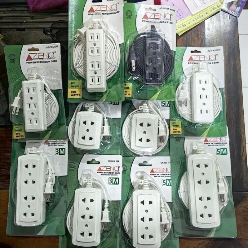 (AZENA) POWER EXTENSION CORD ,SPRING TYPE OUTLET,SURFACE MAX UNIVERSAL ...