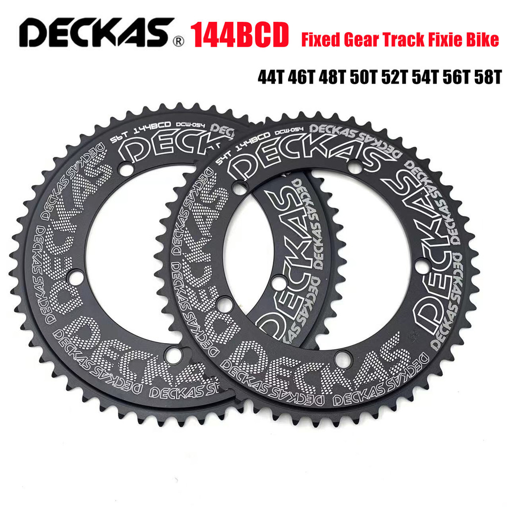 Deckas 144BCD Fixed Gear fixie Round Chain ring Track Bike 44T-58T ...