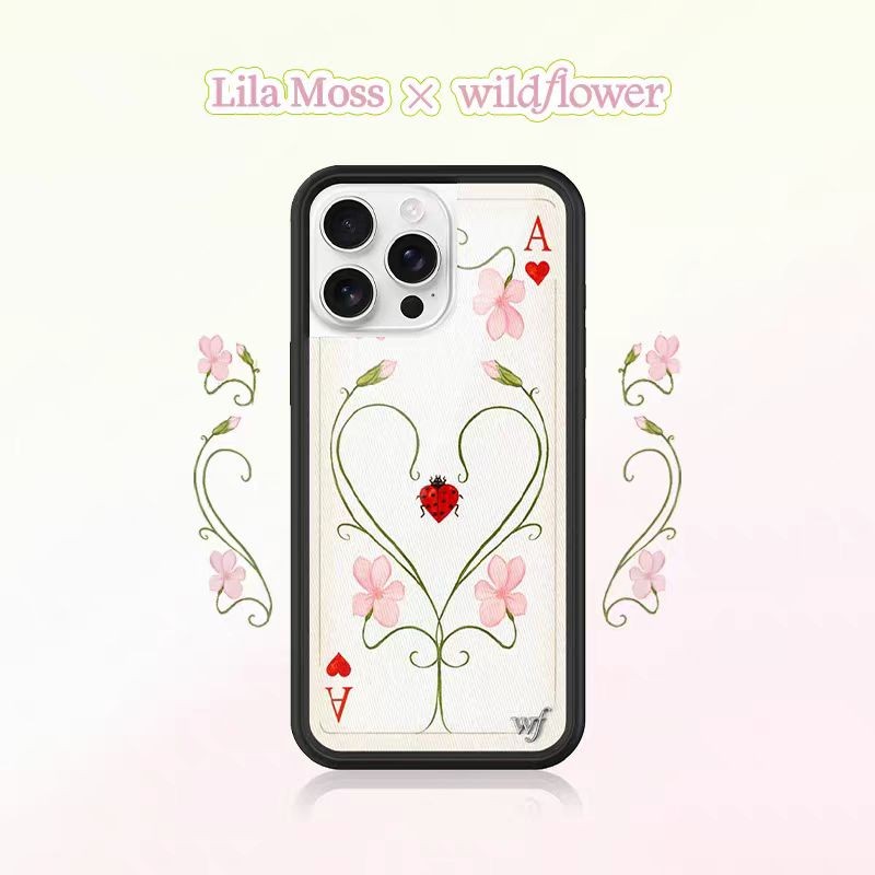 Wildflower Lila Moss wf Phone Case For iPhone 16 15 14 Plus 12 13 Pro ...