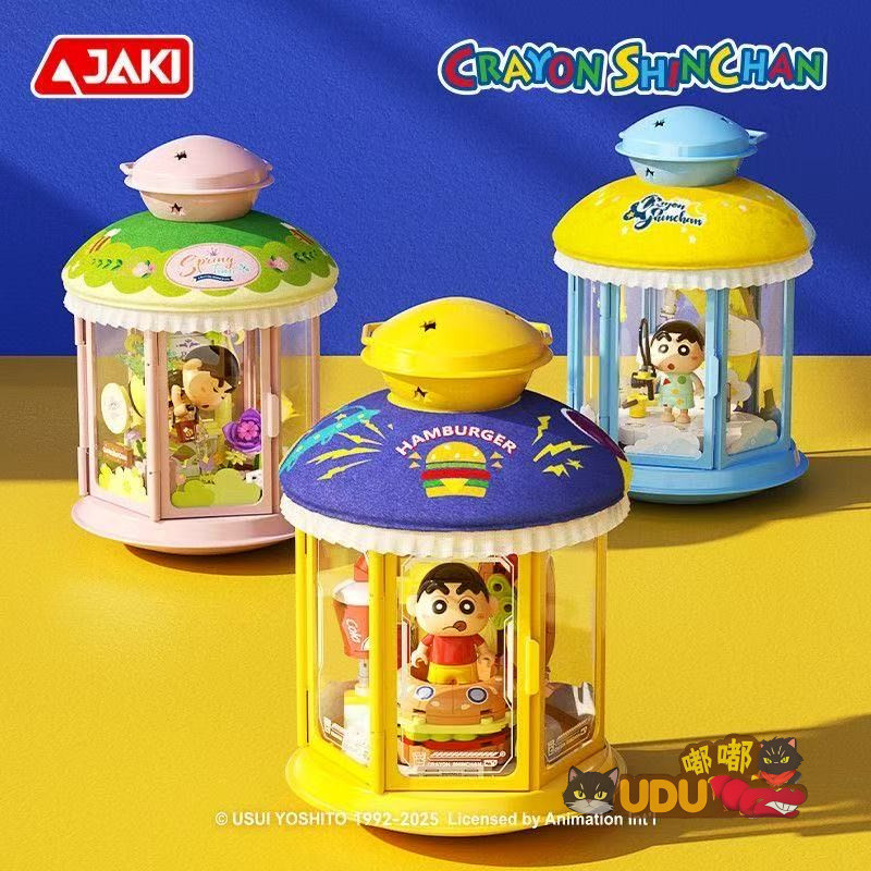 2025New diy Handmade Crayon Shin-chan Building Blocks Toy Educational ...