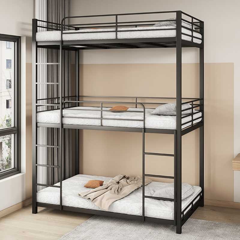Three-person Bunk Bed for Adults and Children, Suitable for Students ...