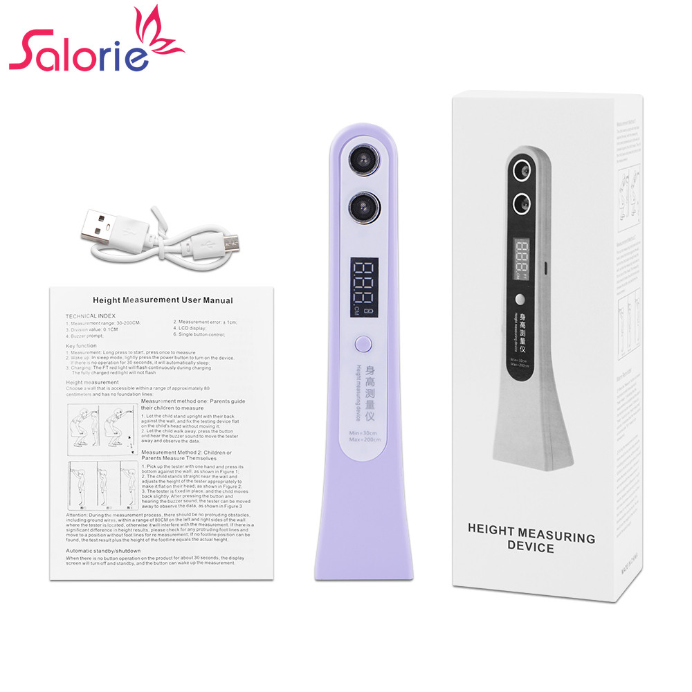 Salorie Ultrasonic Body Height Measurement Ruler Automatic USB Charging ...