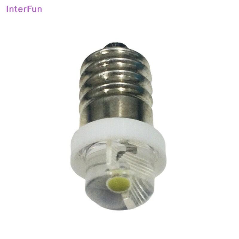 hot 3/4.5/6V 0.5W Torch Bulb 6000K White LED E10 Socket Replacement ...