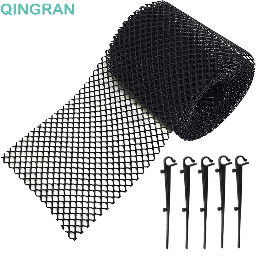 QINGRAN Gutter Mesh, Grid Prevent Blockages Gutter Screen, Practical ...