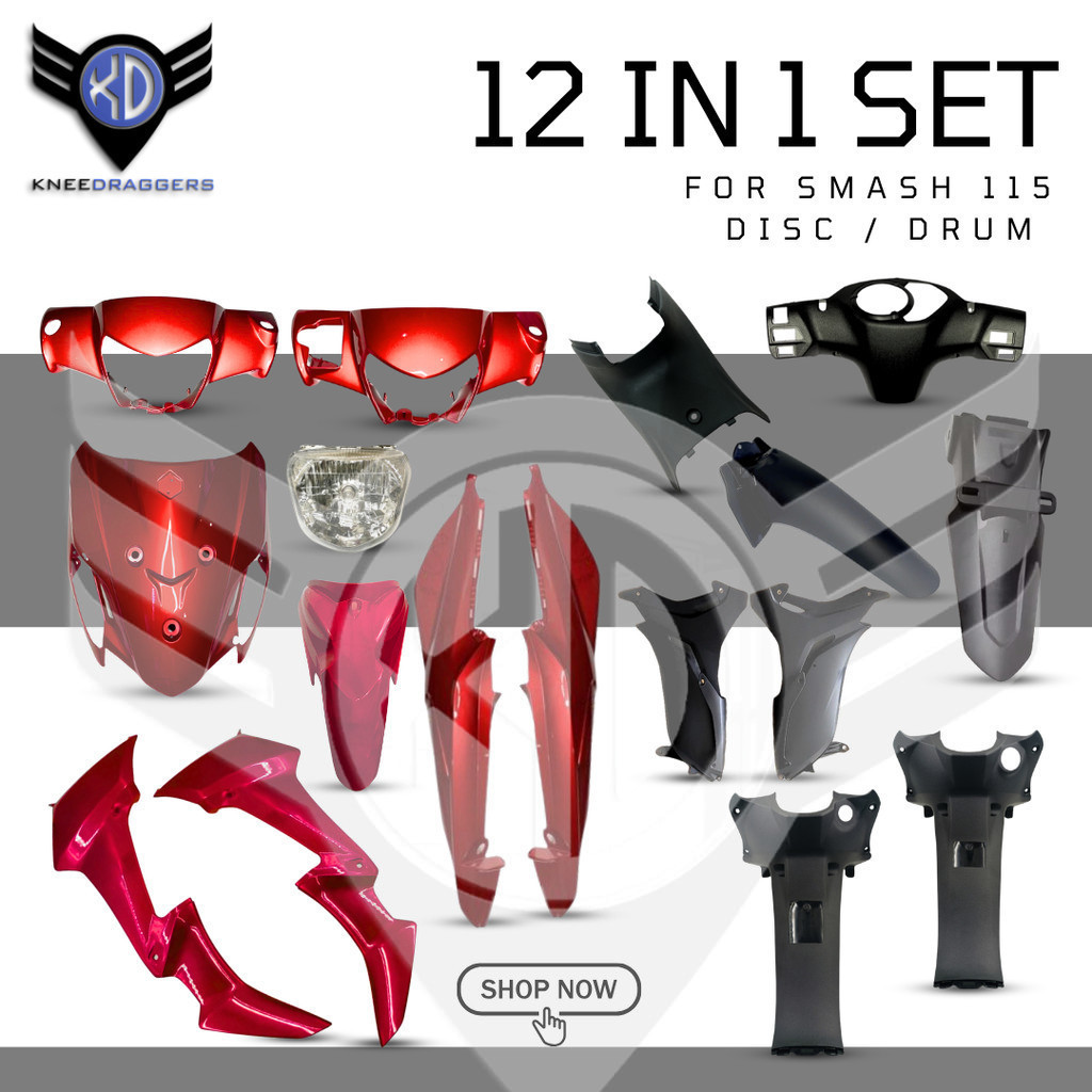 SUZUKI SMASH 115 INDIVIDUAL FAIRINGS REPLACEMENT PARTS | Shopee Philippines
