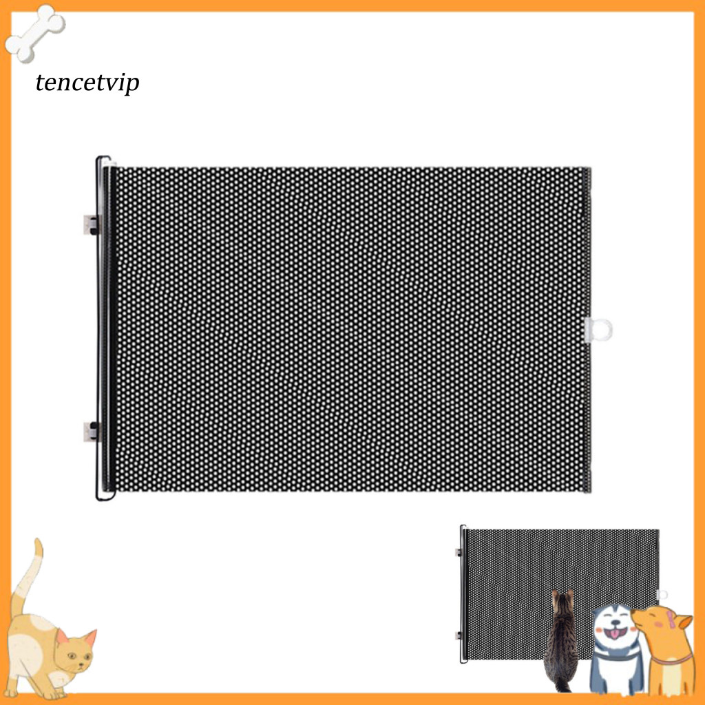 Vip Pet Safety Gate Retractable Mesh Gate Expandable Mesh Safety Gate ...