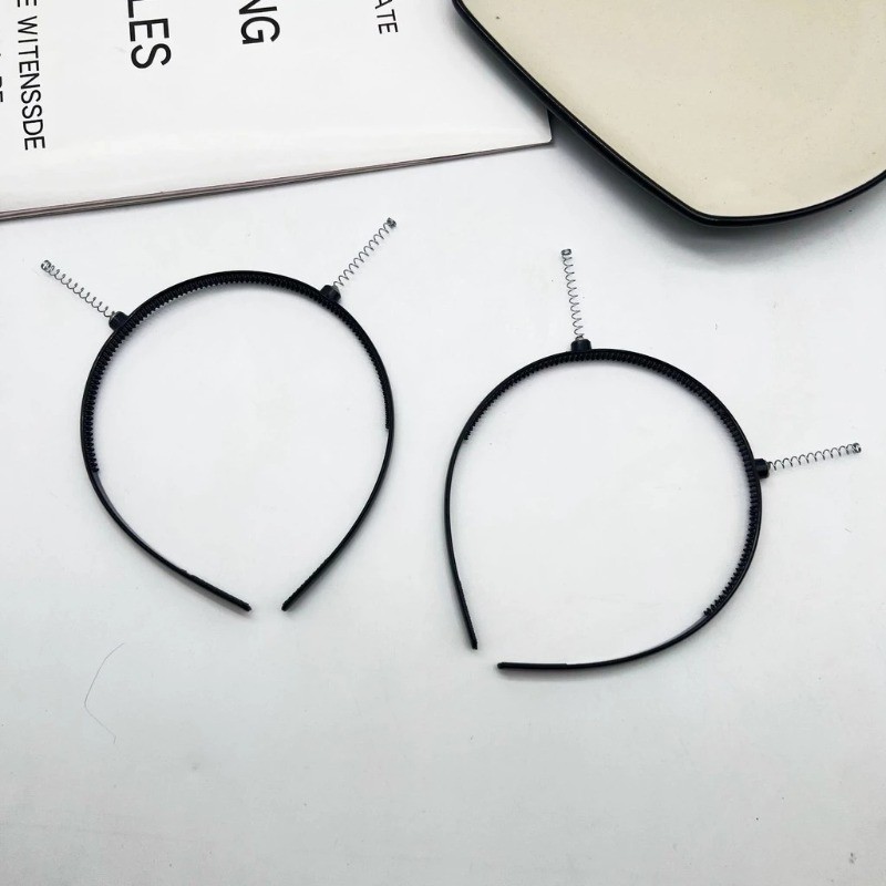 1/3pcs Spring Hair Hoop with Toothed Head Hoop DIY Hair Accessories ...