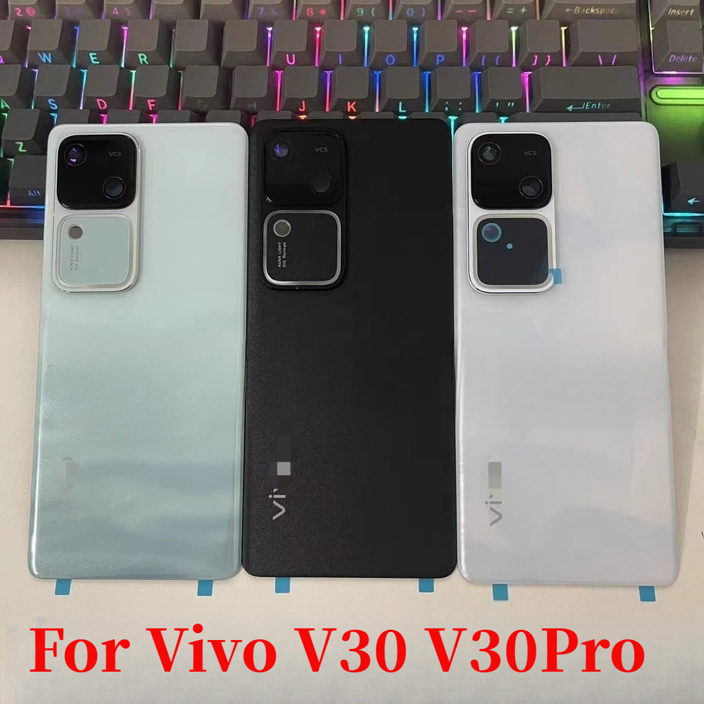For Vivo V30 V30Pro Back Glass Battery Cover New Original For V30 Rear Door Housing Case With ...