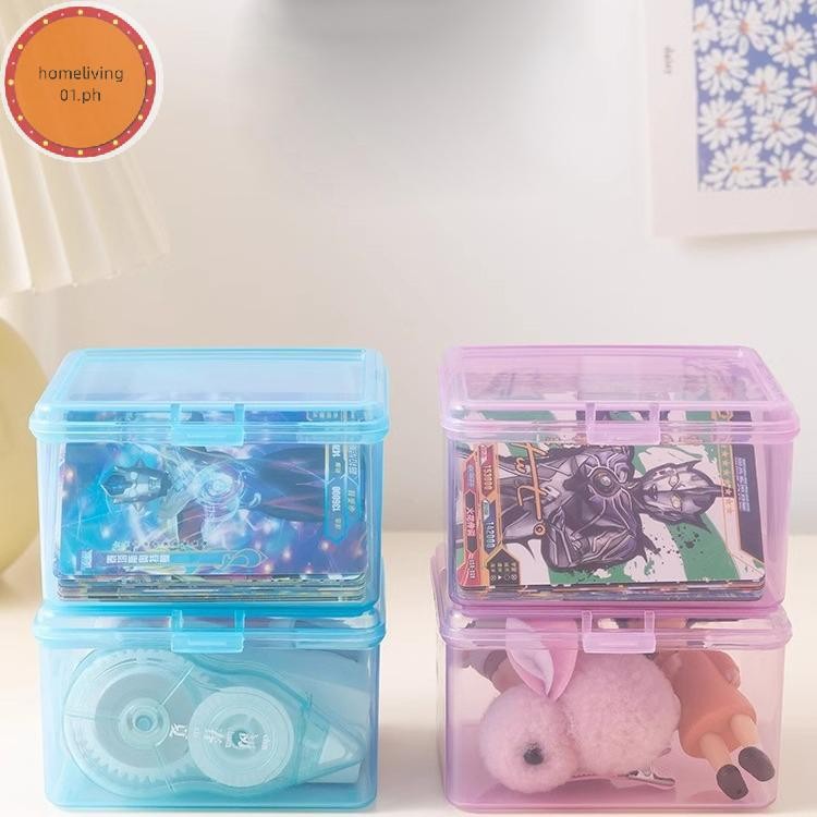 homeliving01 New Transparent Plastic Storage Box Photocards Small Card ...