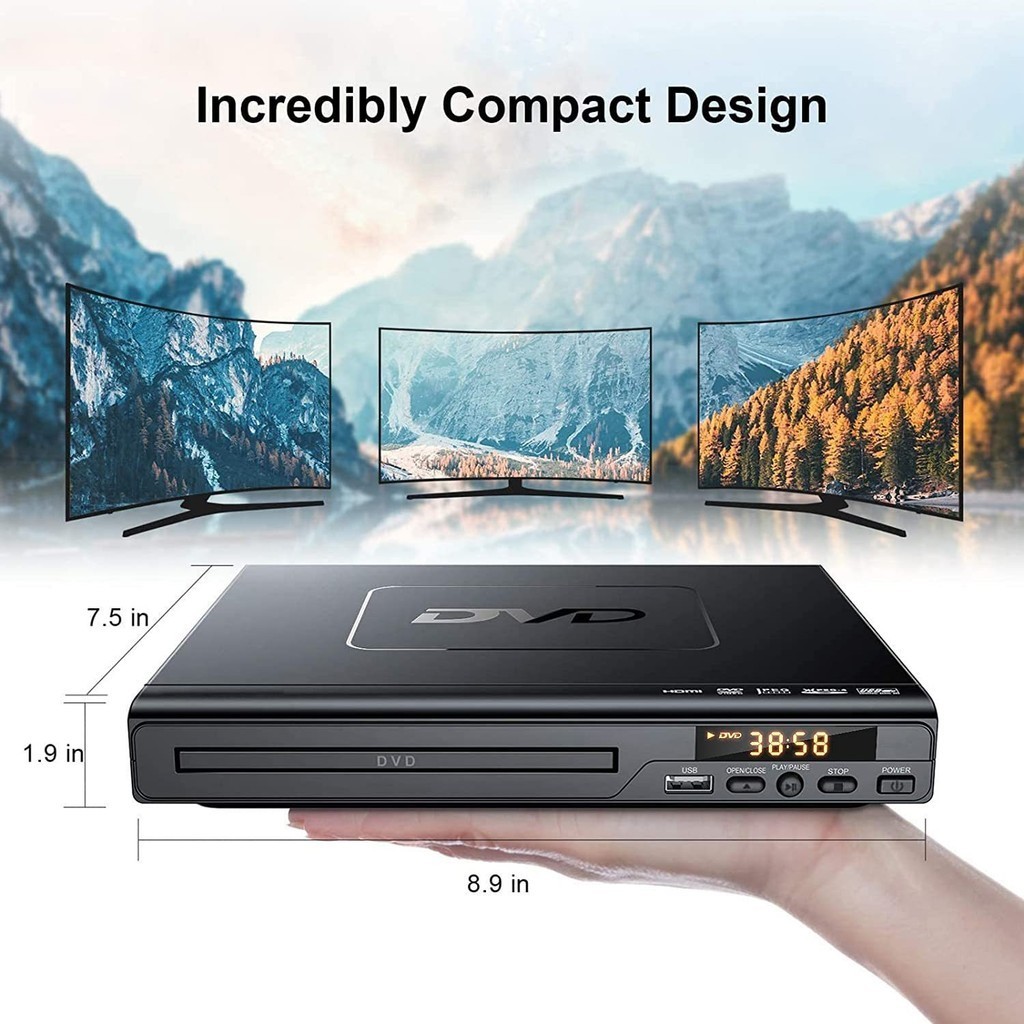 HD 1080P Household DVD Player Intelligent Dolby Surround Sound VCD ...