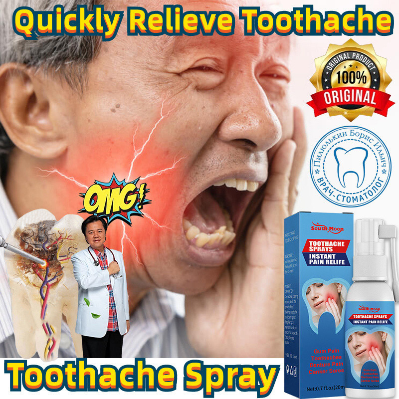 20ml Instant Tooth Pain Relief Spray Effective Treatment Teeth Pain ...