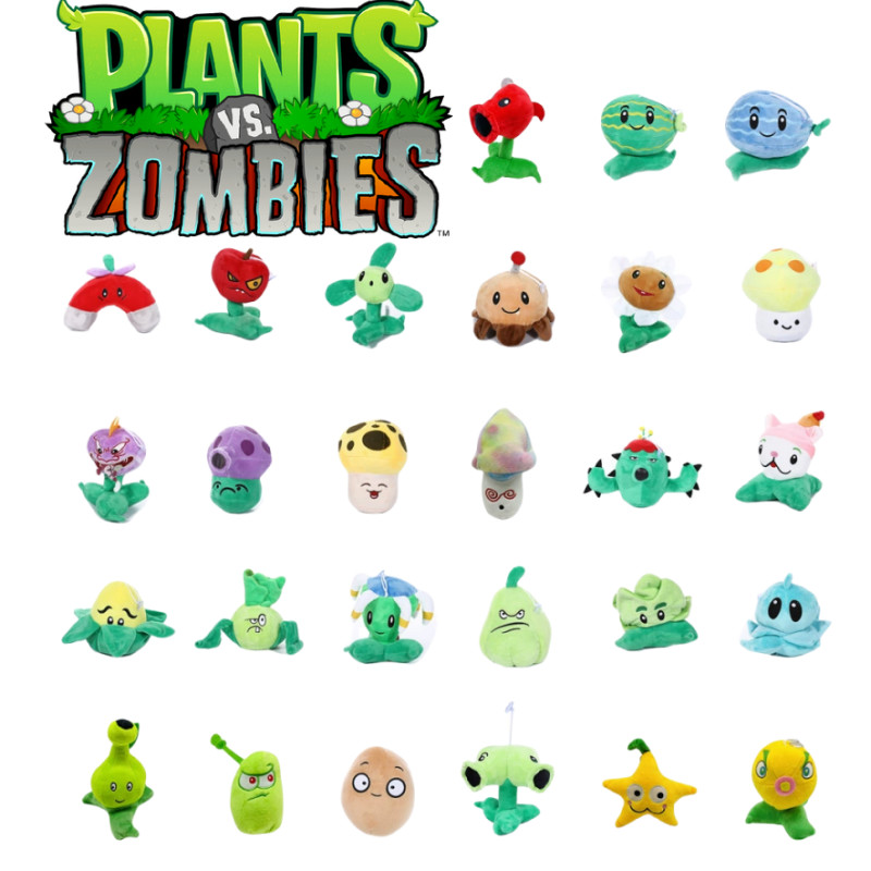 Plants vs Zombies Exquisite Plush Toys Collectible Game Character Dolls ...