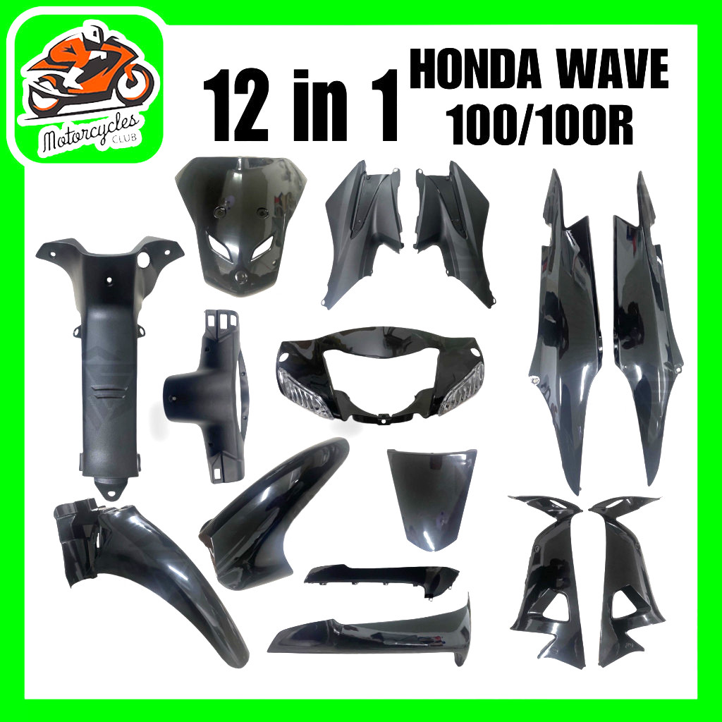 HONDA WAVE 100/100R FLAIRINGS 8IN1 AND 12IN1 ALL COLORS COMPLETE SET ...