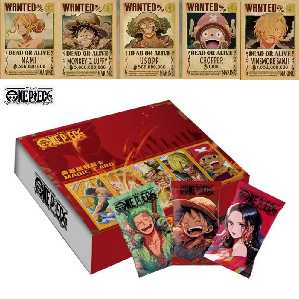 One Piece Cards Collection Booster Box Full Set Luffy Roronoa Paper ...