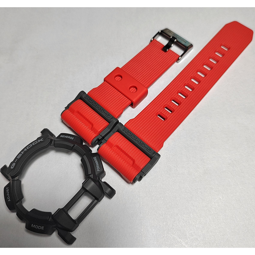 Casio GD-400 Sports Watch G-SHOCK Bezel Resin Strap Black Red Blue ...