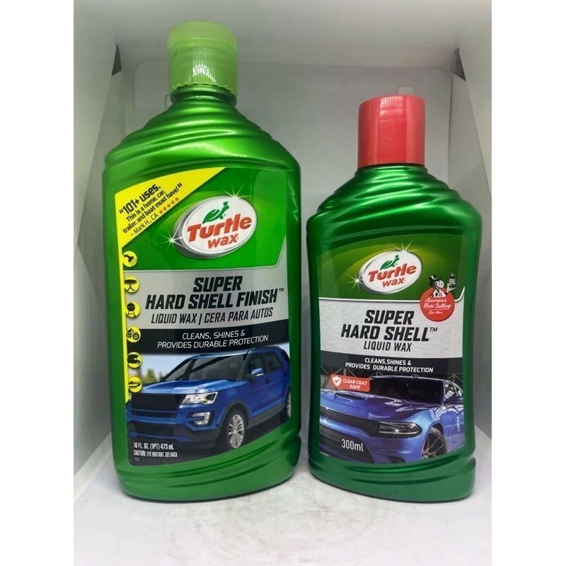 TURTLE WAX SUPER HARD SHELL FINISH LIQUID WAX 300ML OR 473 ML WAX ...