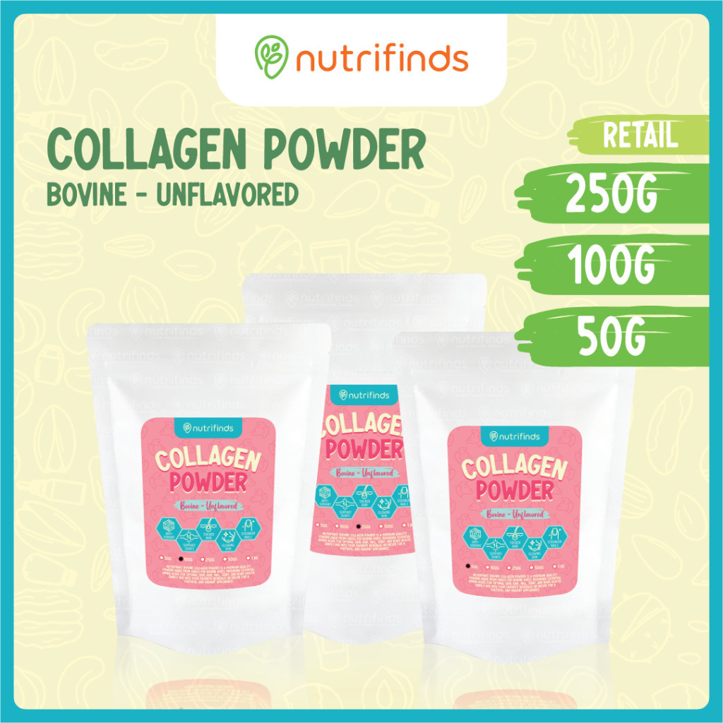 Nutrifinds® Collagen Powder (Bovine, Unflavored) - RETAIL | Shopee ...