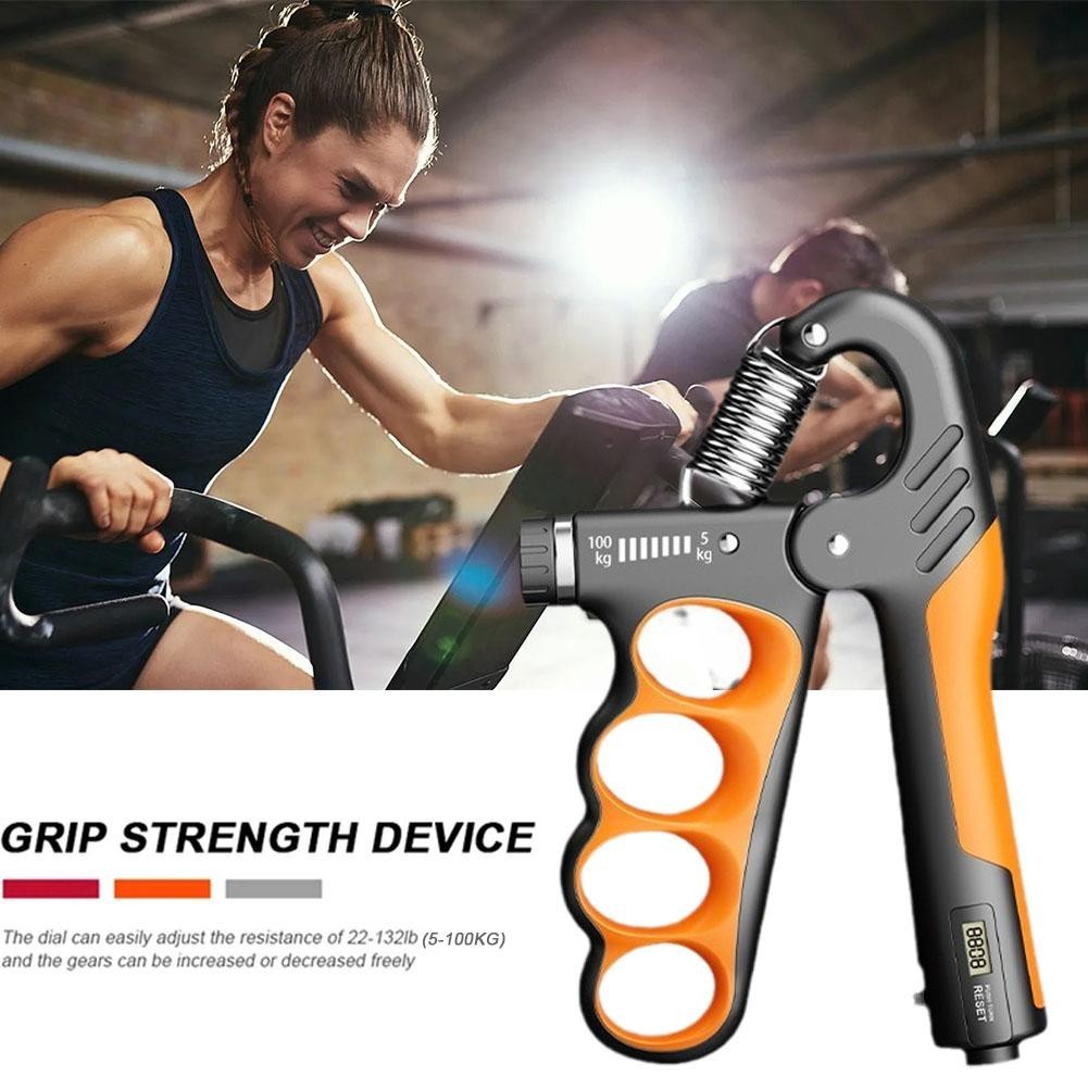Hand Grippers Fitness Grip Finger Strength Wrist Power Exercise ...