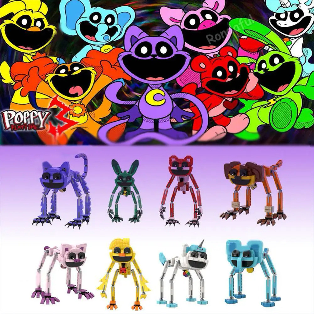 DIY Smiling Critters Building Blocks Smiling Critters Dogday And Catnap ...