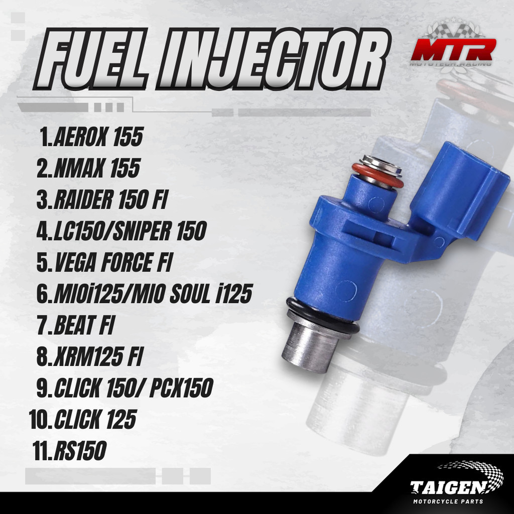 MTR Fuel Injector Beat Fi/Click125/Click150/PCX150/Mio i 125/Mio Soul i ...