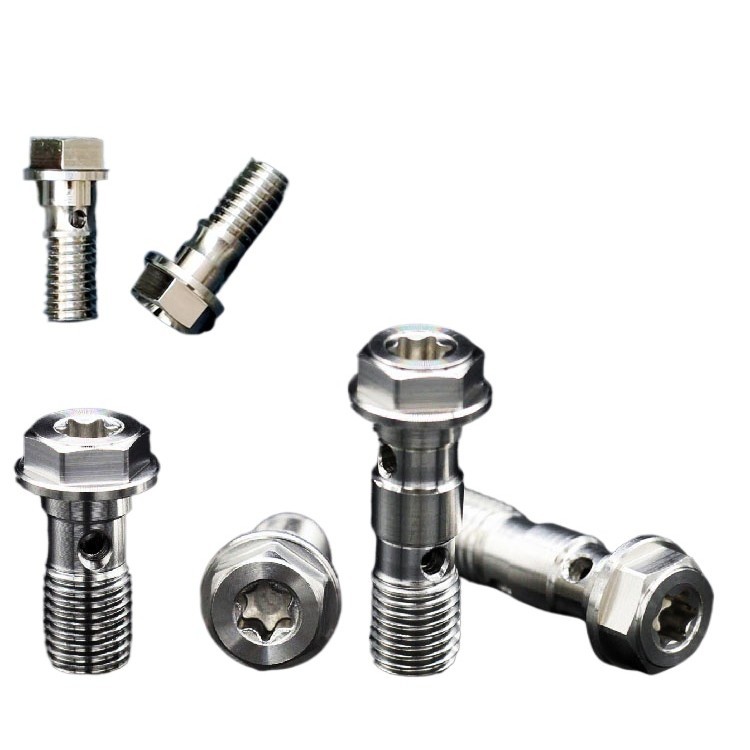 Motorcycle electric vehicle brake hose screw M6 M10x1/1.25 thick wire ...