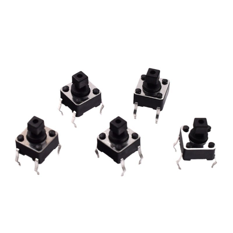 Ж☸♙6*6*7.3mm tactile switch with direct plug-in 4-pin square head and ...