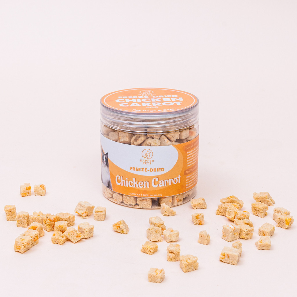 Dapper Pets Freeze-Dried Chicken Carrot (50g) | Shopee Philippines