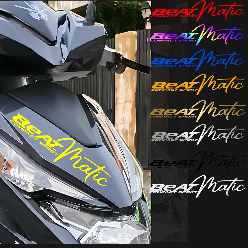 Motorcycle Stickers Suitable for Honda BEAT Fi Light Eyebrow Stickers ...