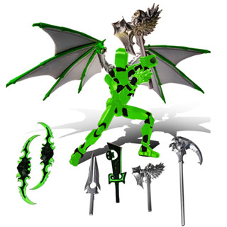 Cool New Lucky 13 Action Figure Dummy Laser Purple Six Wings Robot ...