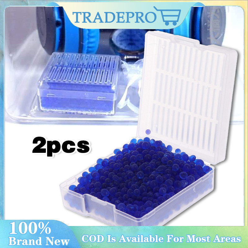 2pcs Reusable Silica Gel Desiccant Humidity Moisture For Absorb Box For ...