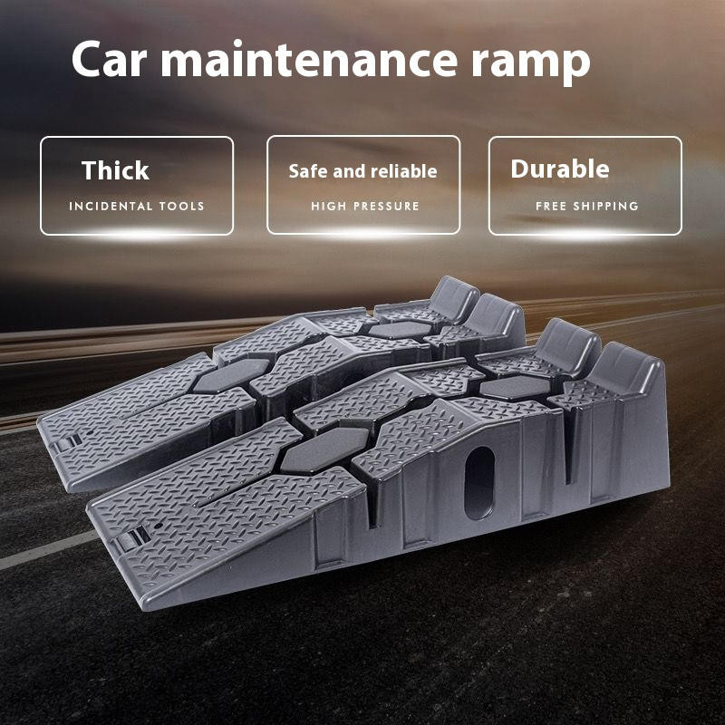 Heavy Duty Car Ramp Long Antiskid Working Ramp Auto Oil Changing Repair ...