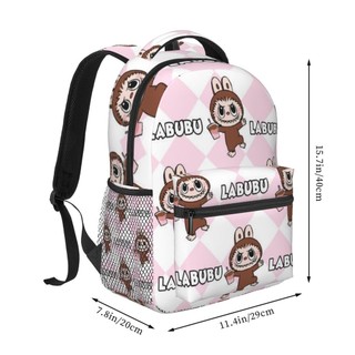 Labubu Backpack 3d Printed Travel Casual Laptop Backpack Lightweight ...