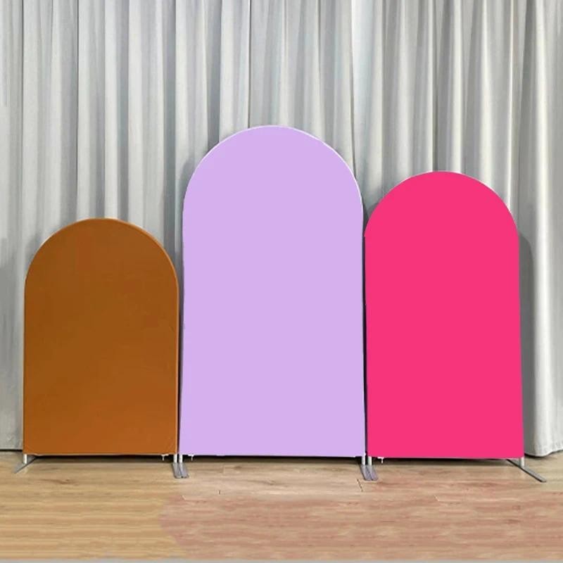 2X1M Wedding Arch Backdrop Covers Doubleside Photography Background Hot ...