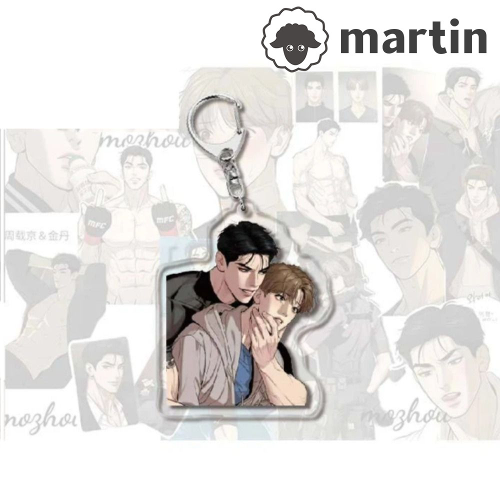 MARTIN Joo Jaekyung Kim Dan Keychain, Manwha Jinx Korean Manga Manwha Jinx Keychain, Key Holder ...