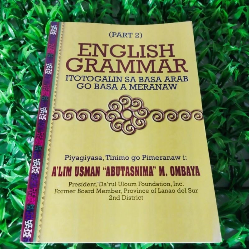 English Grammar vol.2 Itotogalin sa Basa Arab Go Basa Meranaw | Shopee ...