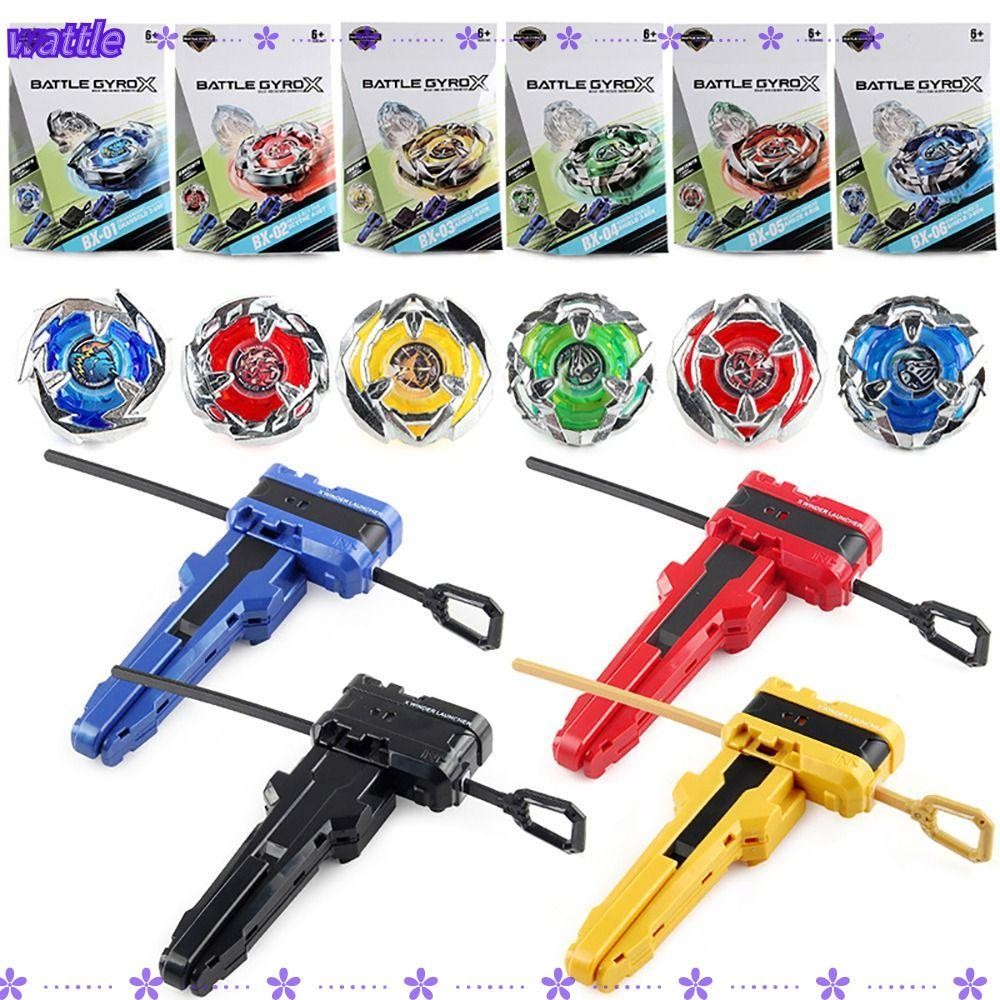 WATTLEAlloy BX Combat Gyroscope Bursting Gyroscope Toys With Launcher ...
