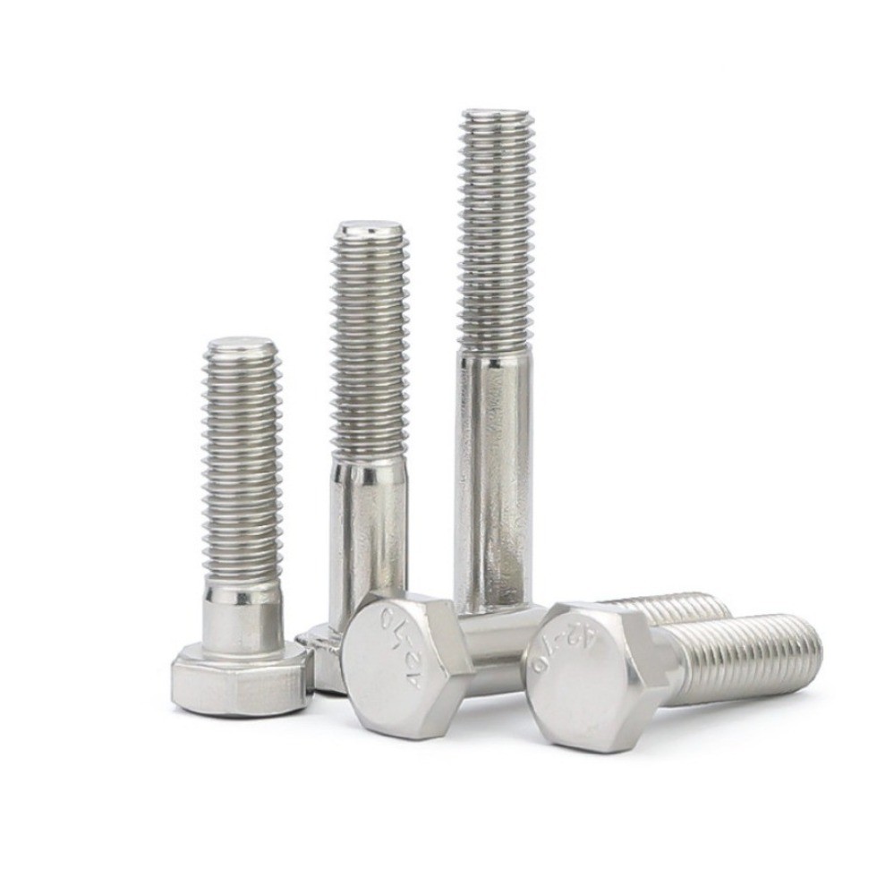 304 Stainless Steel Half Thread External Hexagon Bolt Half Thread ...